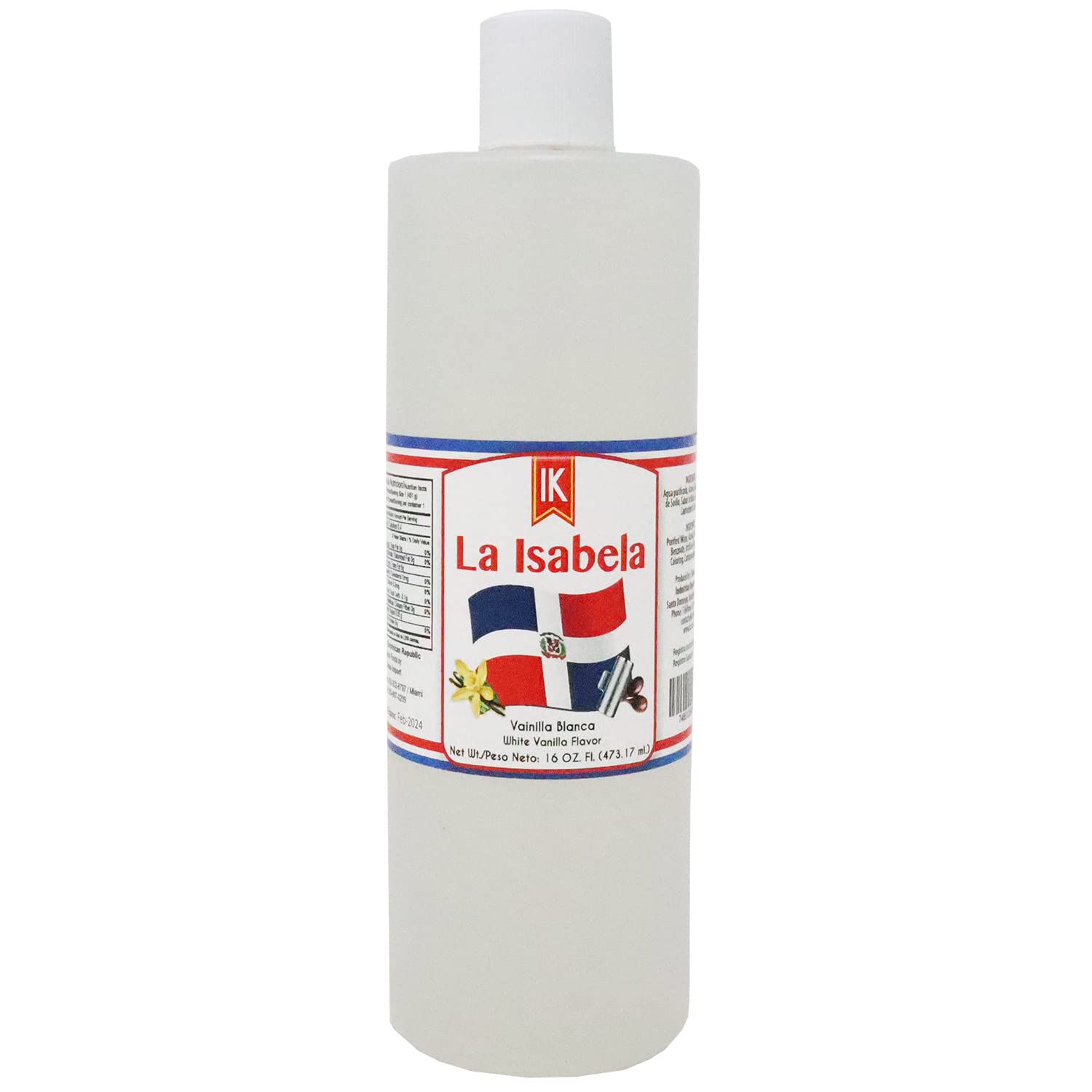 MBP Family Caribbean White Vanilla Extract From Dominican Republic 16 Oz.