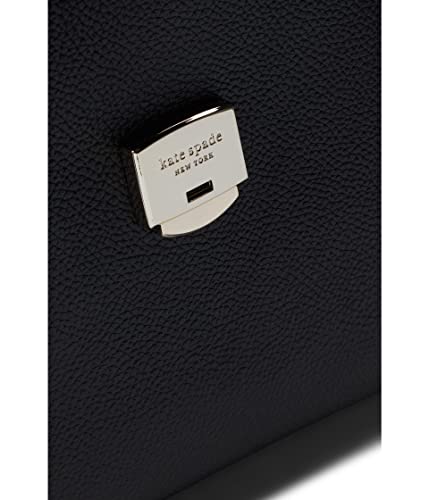 Kate Spade New York Thompson Pebbled Leather Small Top-Handle Black One Size