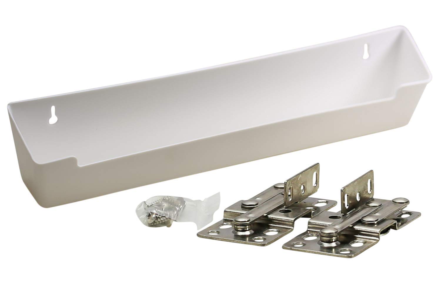 H. Bowes Sink Front Tip-Out Tray (for 15" Wide Space, 14-3/4" Tray Size, White)