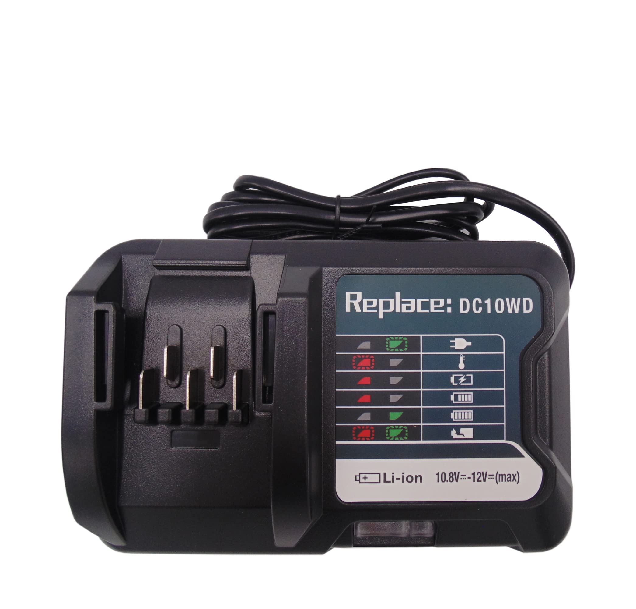 TF-POWER 12V 10.8V 4,0A Battery BL1016 BL1041B BL1040B BL1021B with Charger for Makita DC10WD DC10SB, Replace for Makita 12V Battery DF031D TD110D JR103D JR105D HP332D HP333D HSS01D
