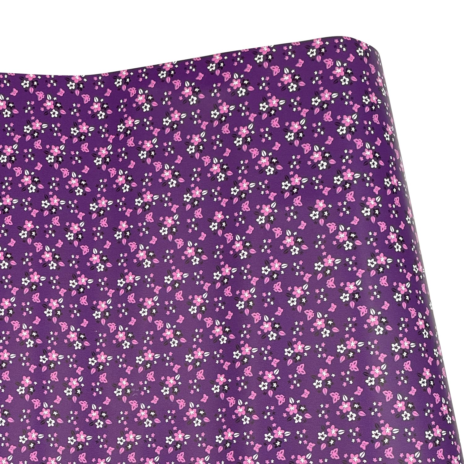 Yifely Purple Decorative PVC Shelf Paper Drawer Liner Self-Adhesive Shelved Dresser Cabinet Decor 17.7 Inch by 9.8 Feet