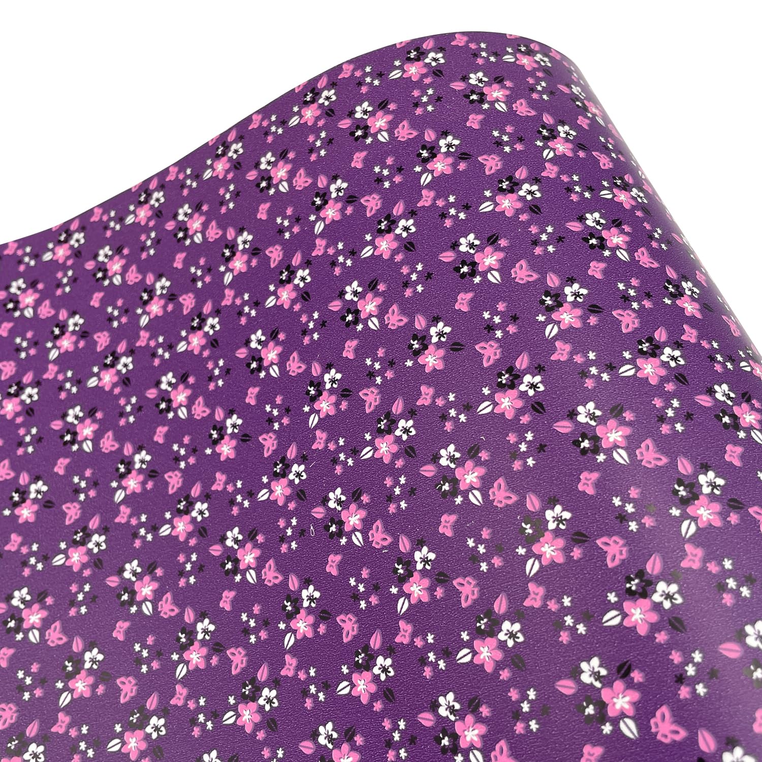Yifely Purple Decorative PVC Shelf Paper Drawer Liner Self-Adhesive Shelved Dresser Cabinet Decor 17.7 Inch by 9.8 Feet