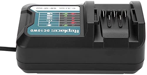 QCZRED 12V DC10WD Charger Replace for Makita dc10sb dc10wc; for Makita Battery BL1021B BL1041B BL1020B BL1015 BL1016