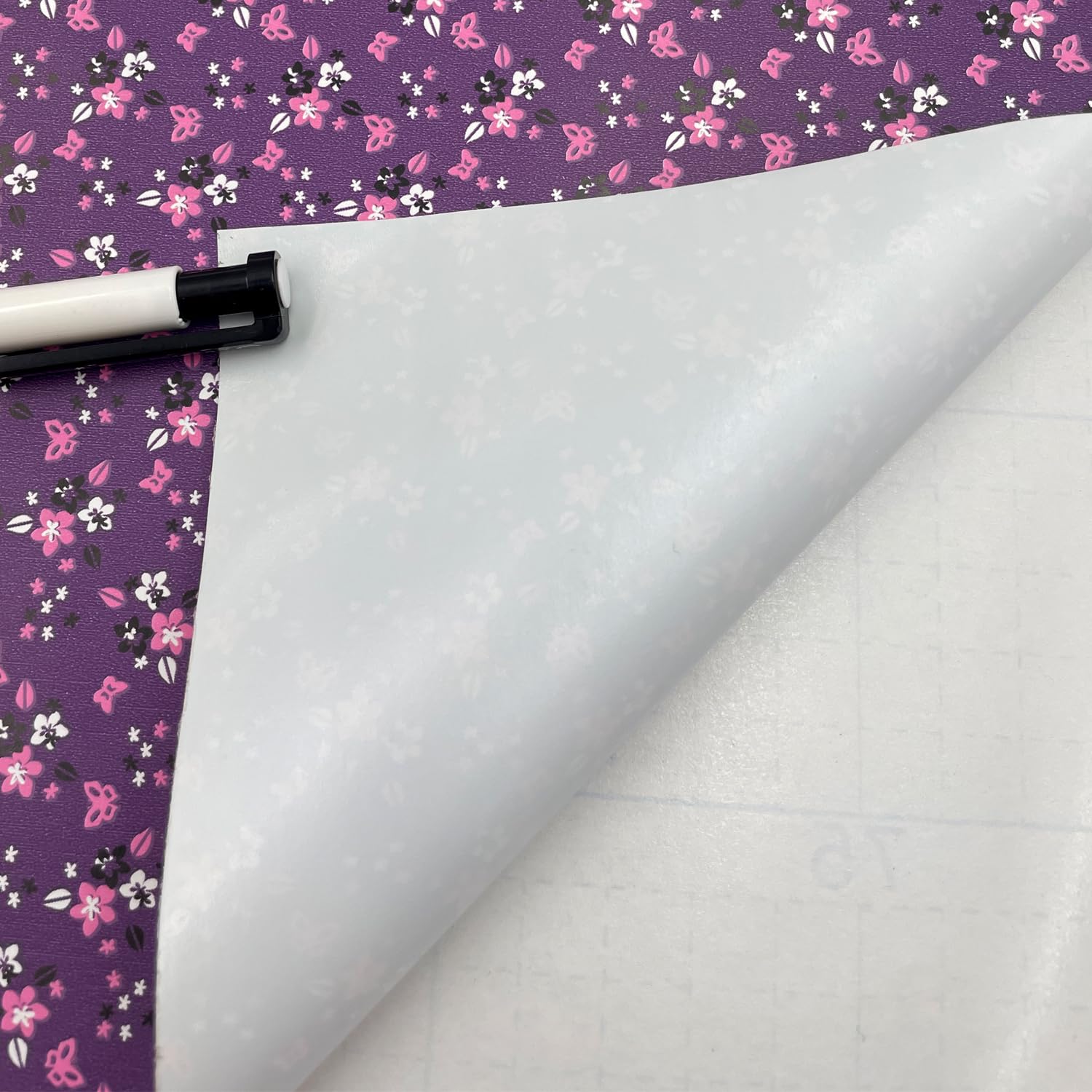 Yifely Purple Decorative PVC Shelf Paper Drawer Liner Self-Adhesive Shelved Dresser Cabinet Decor 17.7 Inch by 9.8 Feet