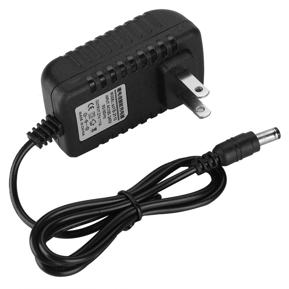 Battery Charger Adapter, 21V/1A Copper ABS Lithium Battery Charger Adapter, for Home(US Standard 100-240V)