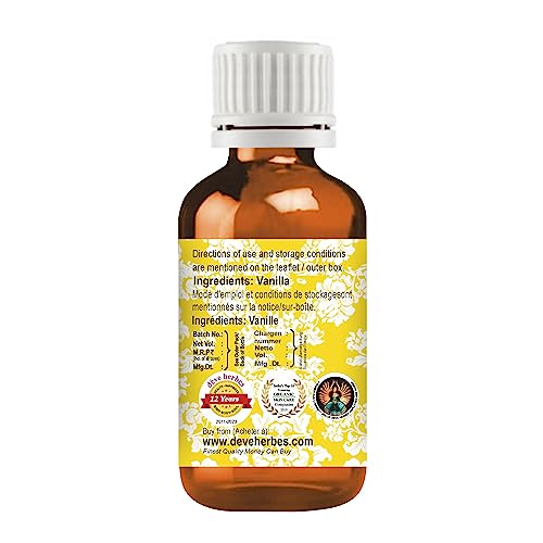 Deve Herbes Pure Vanilla Essential Oil 30ml (1 oz)