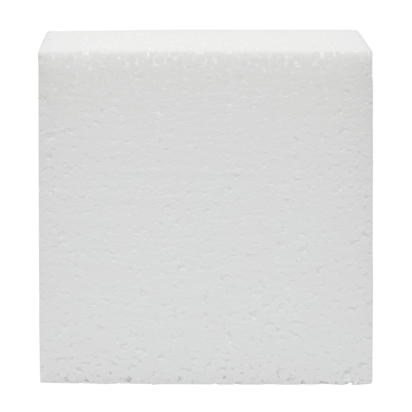 12 Pack Foam Sculpting Blocks for Crafts, Polystyrene Brick Rectangles for Floral Arrangements, Art Supplies (White, 4 x 4 x 2 in)