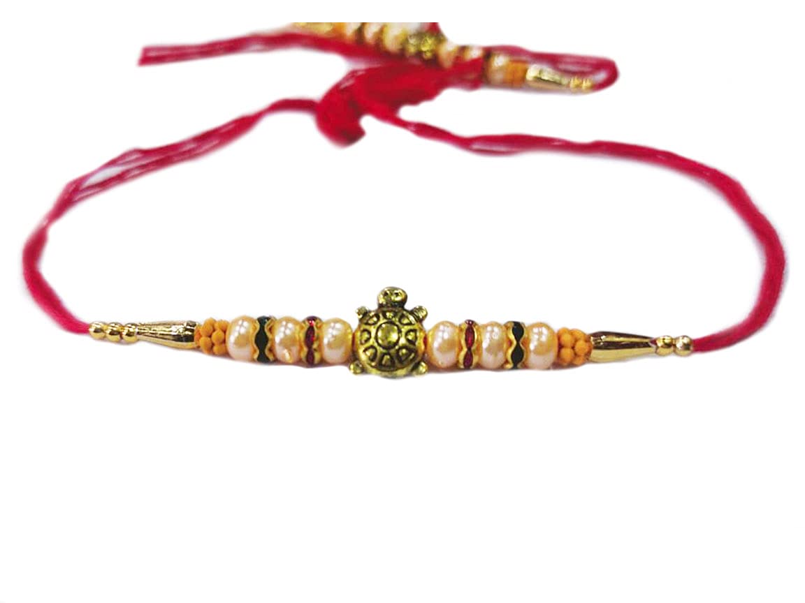 SWARA ONLINE Set Of Rakhi For Bother Two Tortoise/Turtle Design Rakhi For Rakshabandhan Gift .33cm