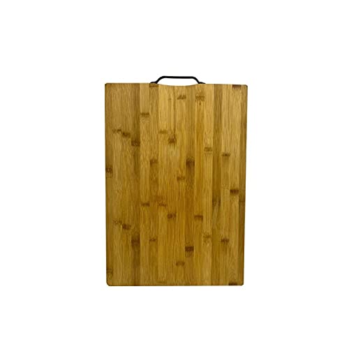 MMOOCO Chopping Board, Oversized Bamboo Cutting Board - Wood Board for Kitchen,with Handle, Double-Sided Available -60 * 45 * 1.8cm