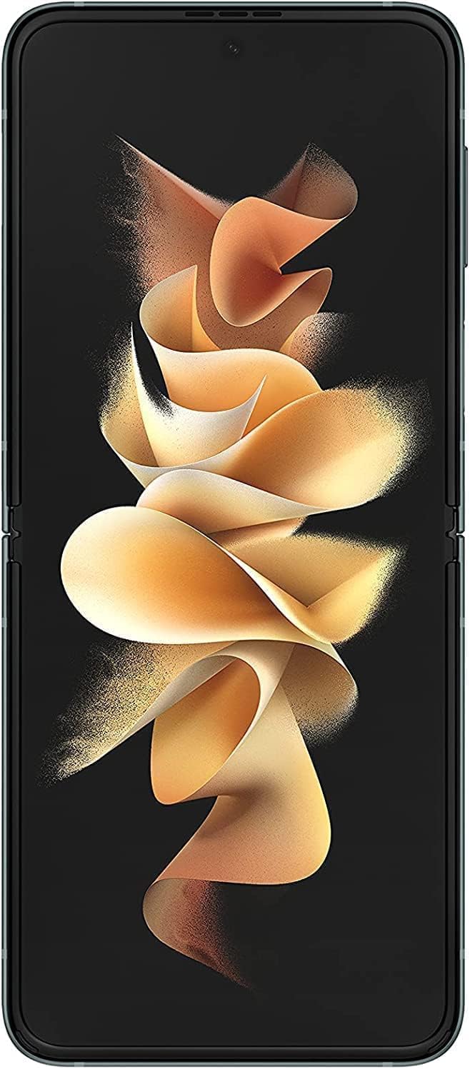 SAMSUNG Galaxy Z Flip 3 5G Factory Unlocked Android Cell Phone US Version Smartphone Flex Mode Intuitive Camera Compact 128GB Storage US Warranty, Green (Renewed)