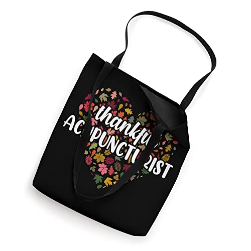 Thankful Acupuncturist Acupuncture Needles Expert Graphic Tote Bag