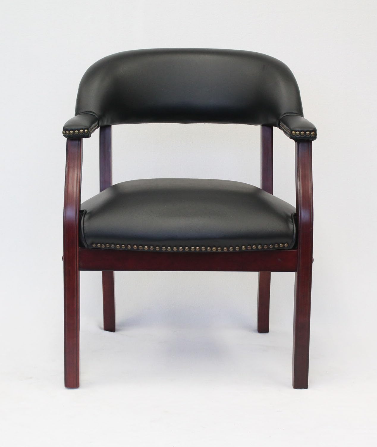 Boss Captain’s Chair In Black Vinyl