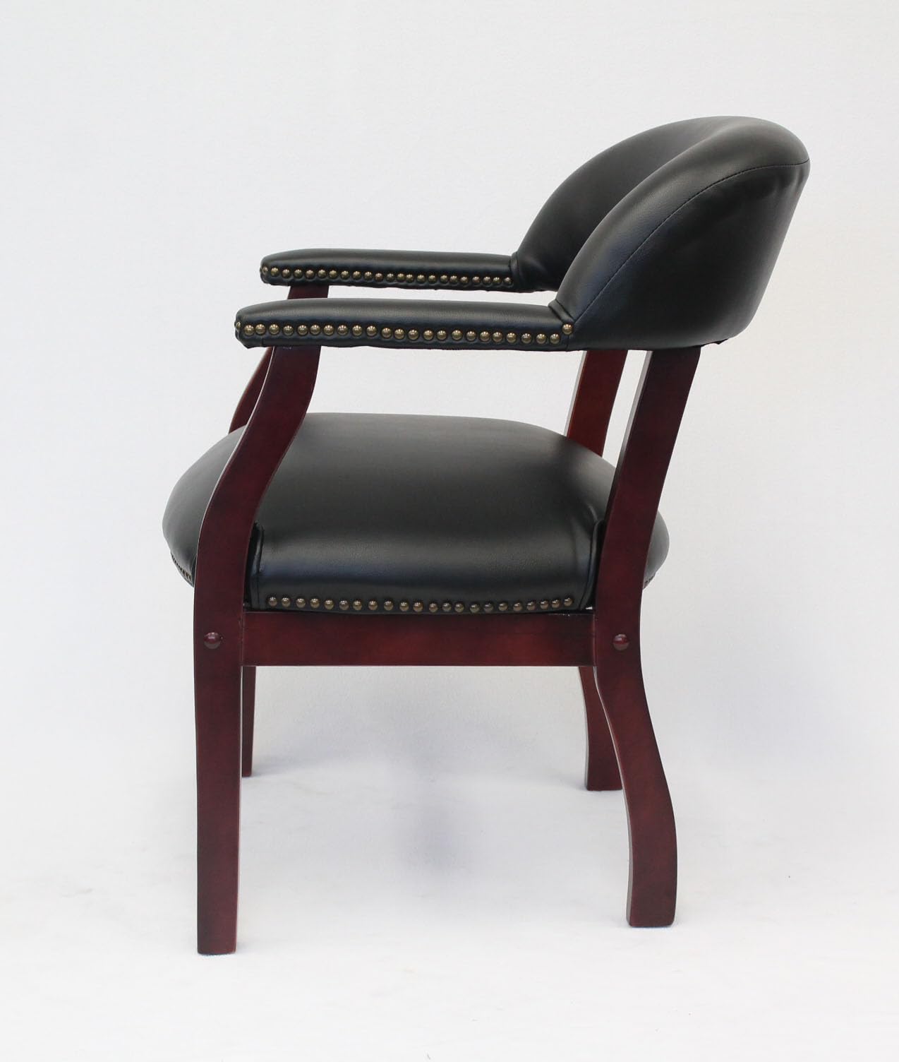 Boss Captain’s Chair In Black Vinyl
