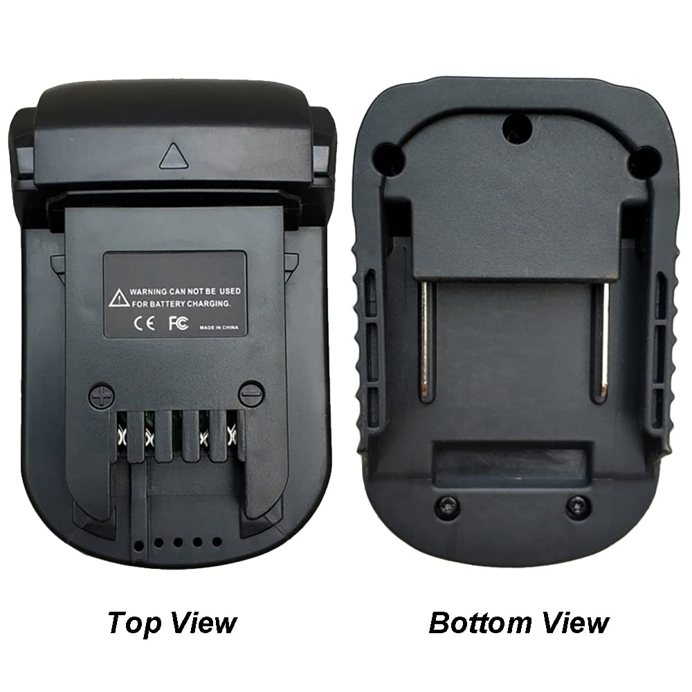 Battery Adapter for Makita to Milwaukee M18 18V Lithium Cordless Tool, Convert Makita 18V LXT Lithium Battery BL1860B/BL1850B/BL1830/BL1815 to Milwaukee 18 Volt Lithium-Ion M18 Battery Converter