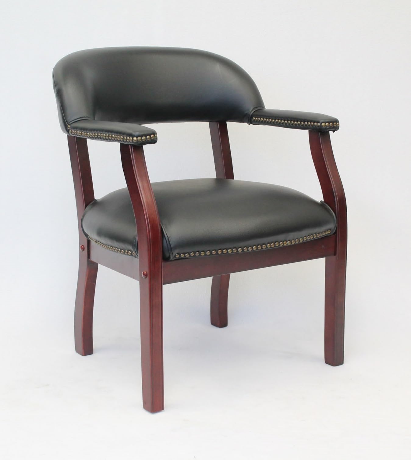 Boss Captain’s Chair In Black Vinyl