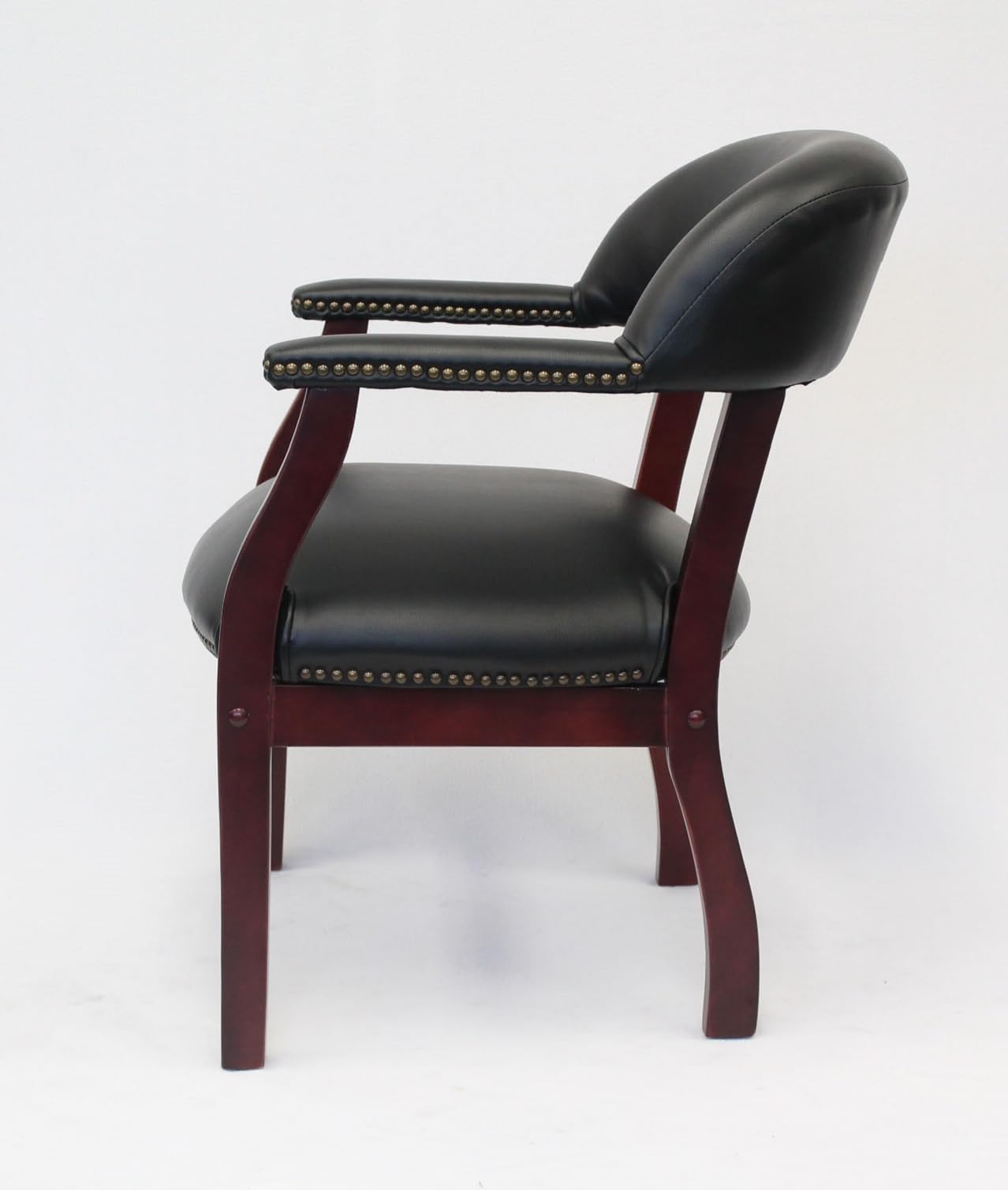 Boss Captain’s Chair In Black Vinyl