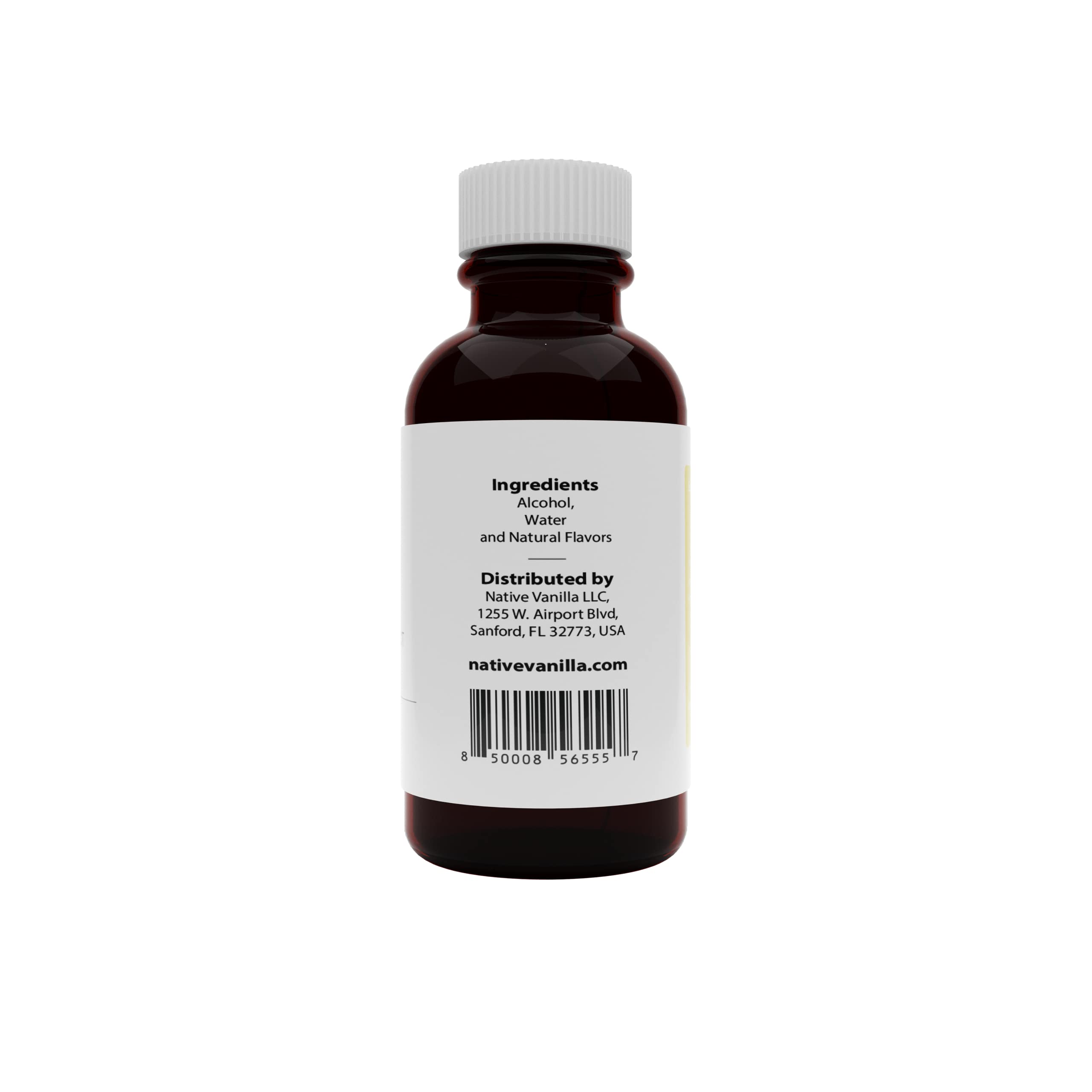 Native Vanilla - Pure Banana Flavor - 8 Fl Oz - Pure Flavors and Extracts - Perfect for Cooking, Baking, and Dessert Crafting