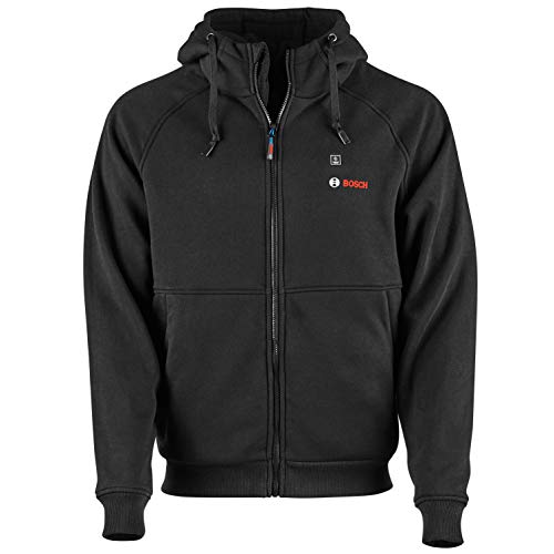 BOSCH GHH12V-20MN12 12V Max Heated Hoodie Kit with Portable Power Adapter - Size Medium