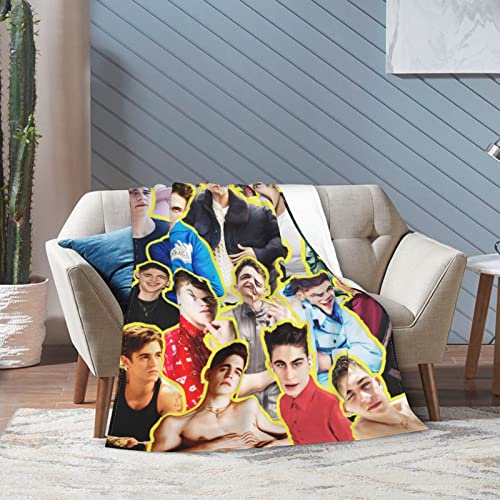 Blanket Fiennes Tiffin Soft and Comfortable Warm Fleece Blanket for Sofa, Office Bed car Camp Couch Cozy Plush Throw Blankets Beach Blankets