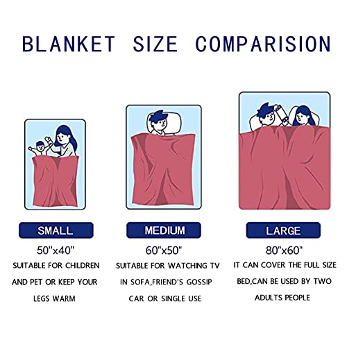Dachshund Sausage Dogs Soft Throw Blanket 60"X50" Lightweight Flannel Blanket for Couch Bed Sofa Home Living Room Decor Travelling Camping for Kids Adults
