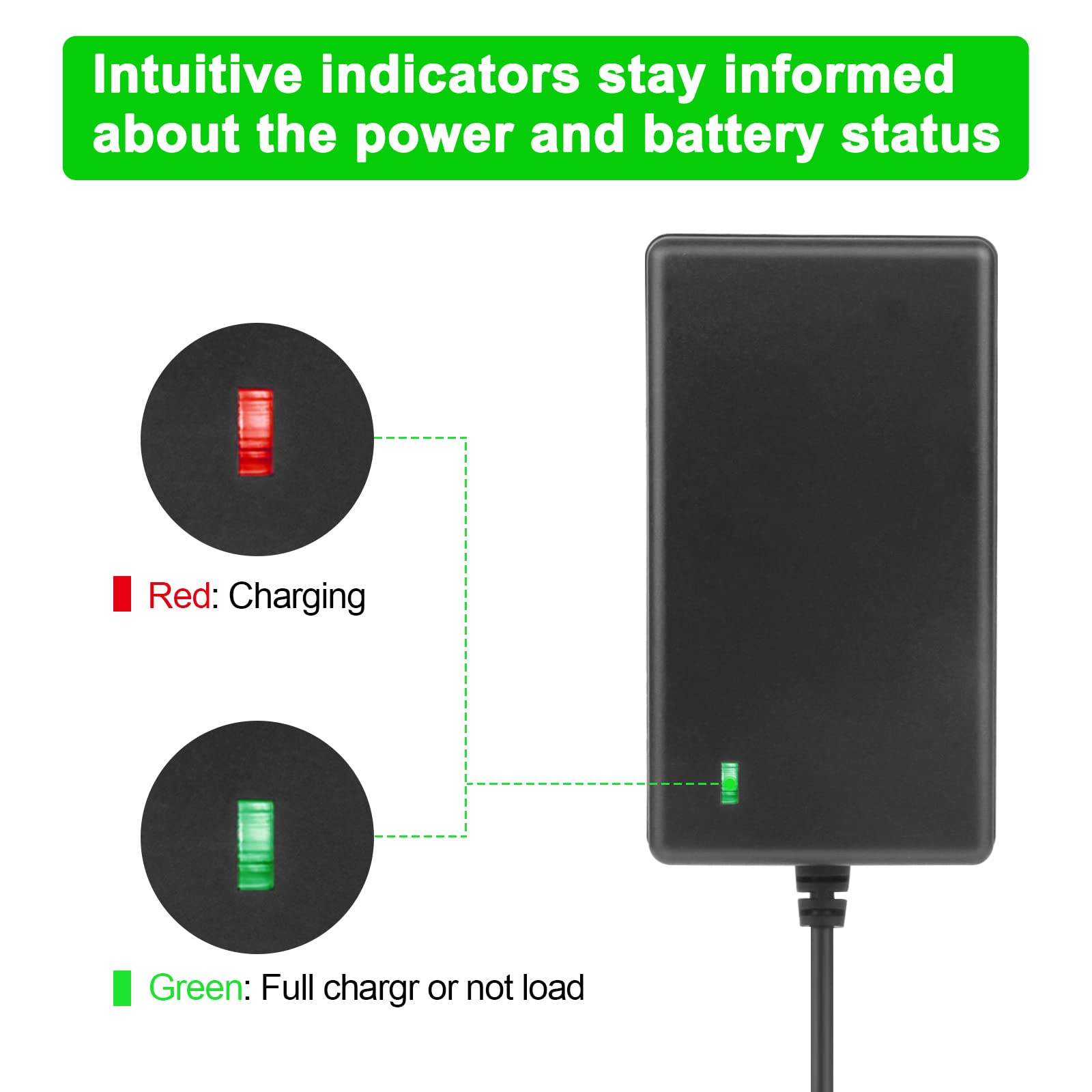Joiry 12V Battery Charger Compatible with Makita BL1041B BL1021B CXT 12V Li-ion Batteries (Not for Ni-MH/Ni-Cd Battery)