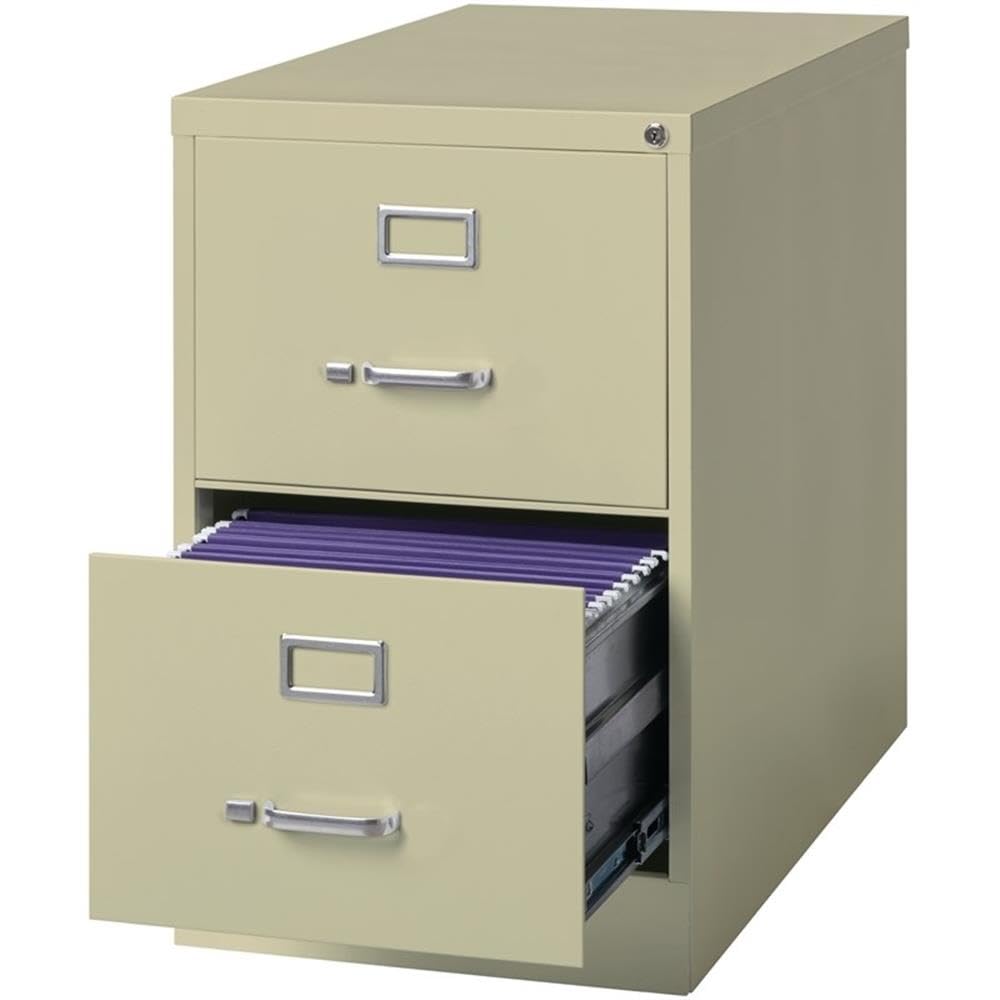 Scranton & Co 2 Drawer Legal File Cabinet in Putty