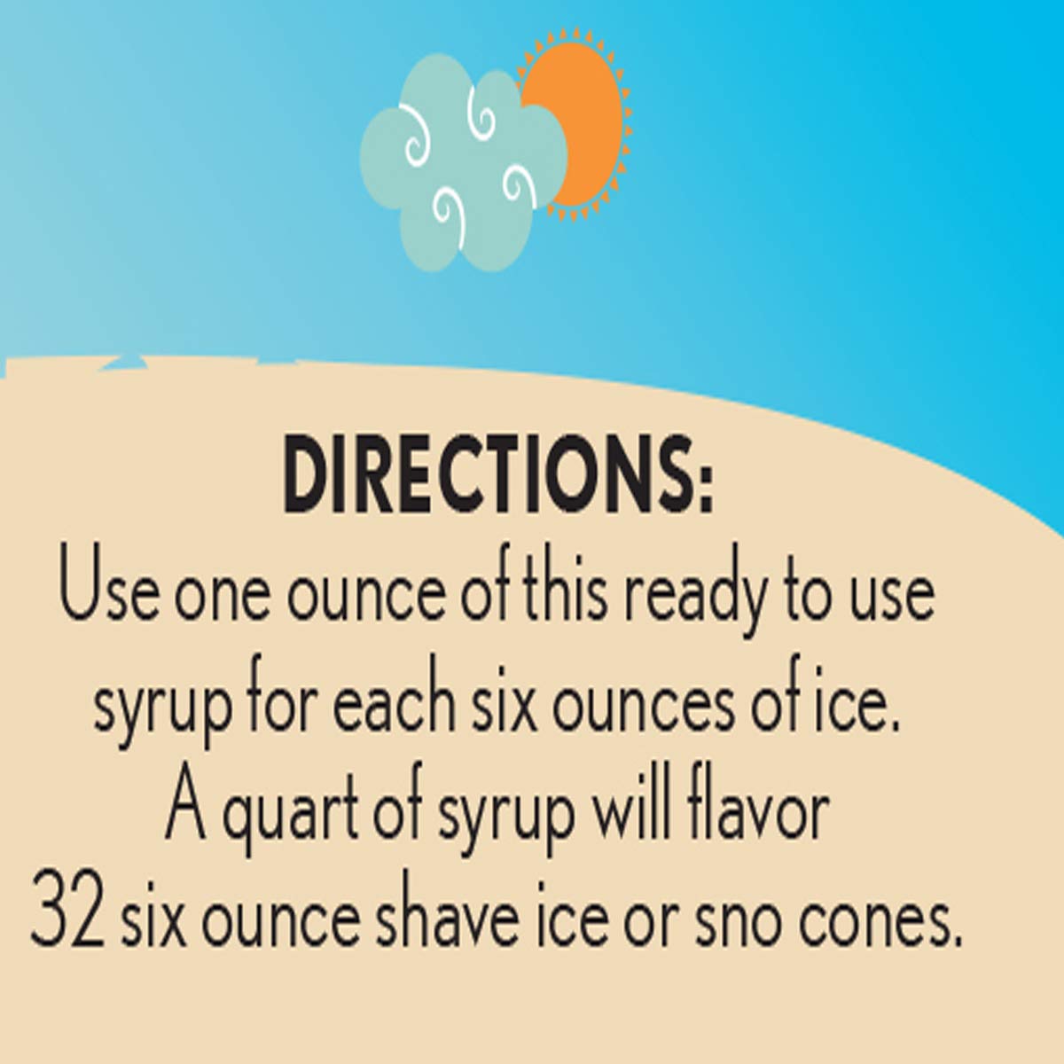 Hypothermias Vanilla Ready to Use Gallon (128 Fl. Oz) Hawaiian Snow Cone Flavors Syrup - Shaved Ice, 100% Pure Cane Sugar