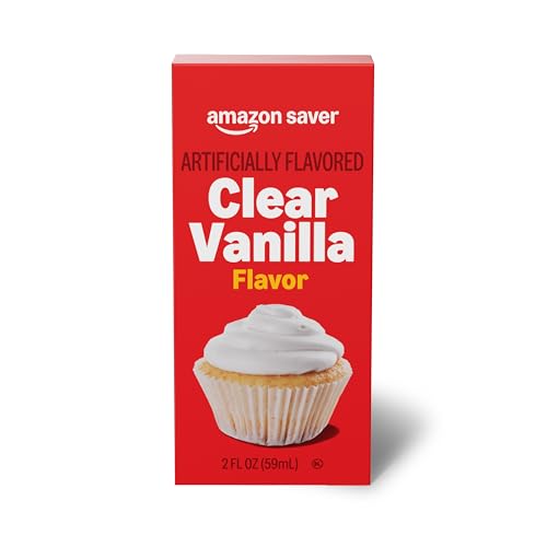 Amazon Saver, Clear Vanilla Flavor Extract, 2 Fl Oz (Previously Happy Belly, Packaging May Vary)