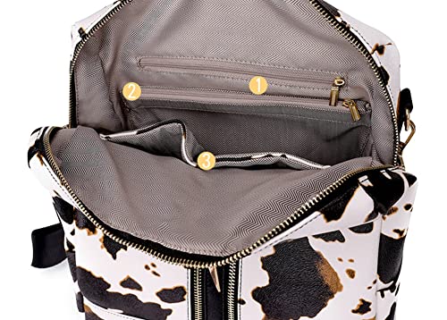 Backpack Purse for Women Leather Versatile Backpack Tote Bag Fashion Backpack Outdoor Travel Daypack Anti Theft