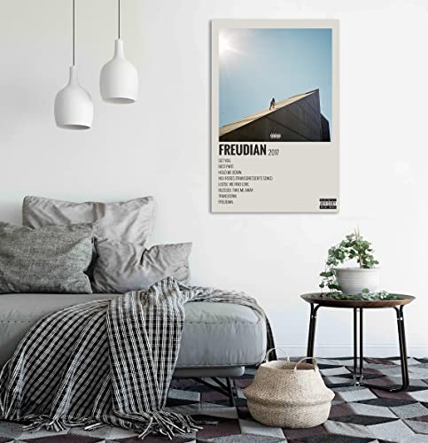 Aorozhi Daniel Caesar Poster Music Album Cover Poster Canvas Art Wall Pictures for Modern Office Decor Prints 12" x 18" Unframed