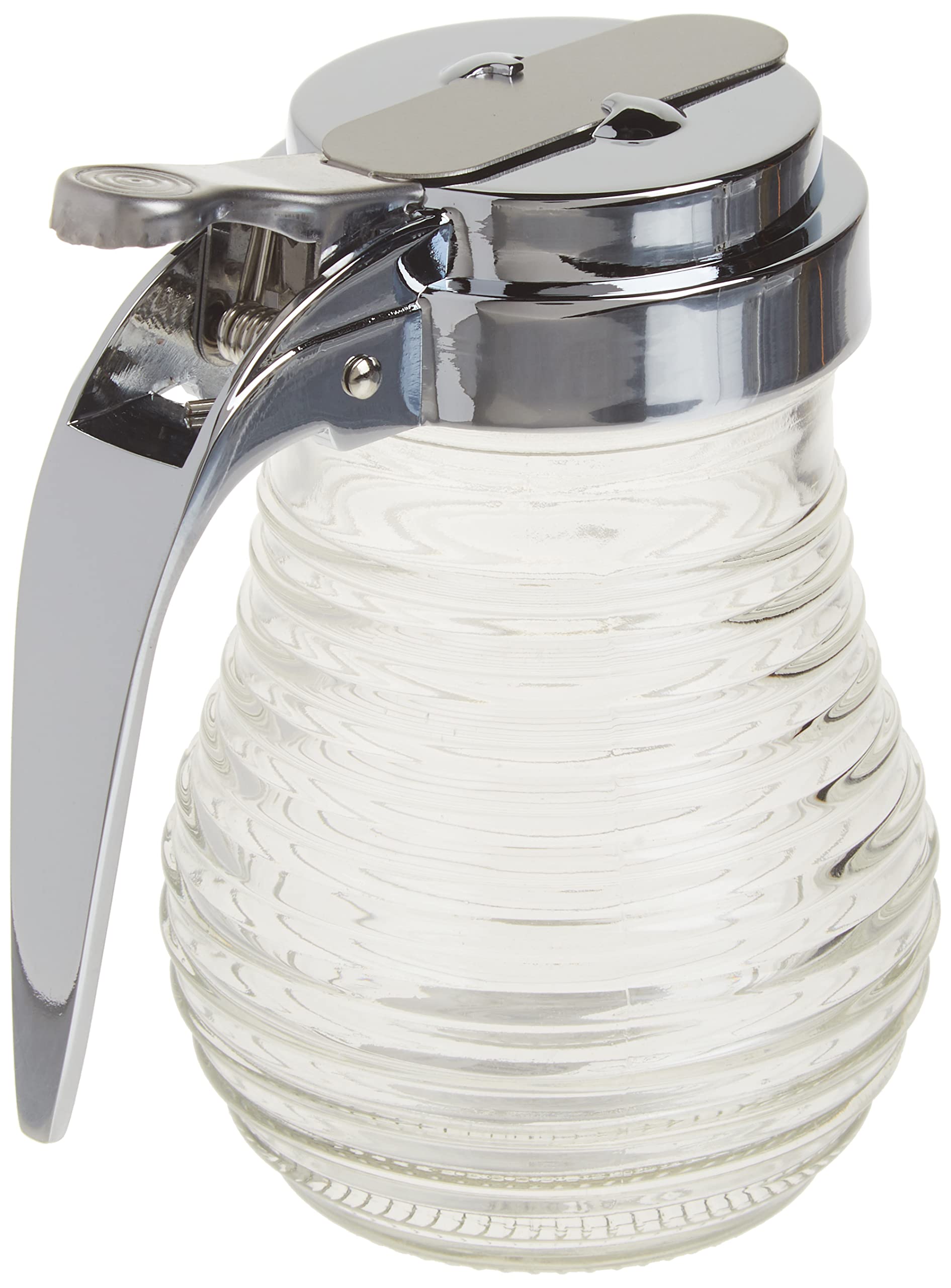 American Metalcraft 6 oz Beehive Syrup Dispenser Black