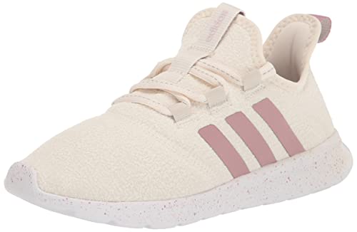 adidas Women's Cloudfoam Pure 2.0 Running Shoe, Chalk White/Magic Mauve/Alumina, 7.5