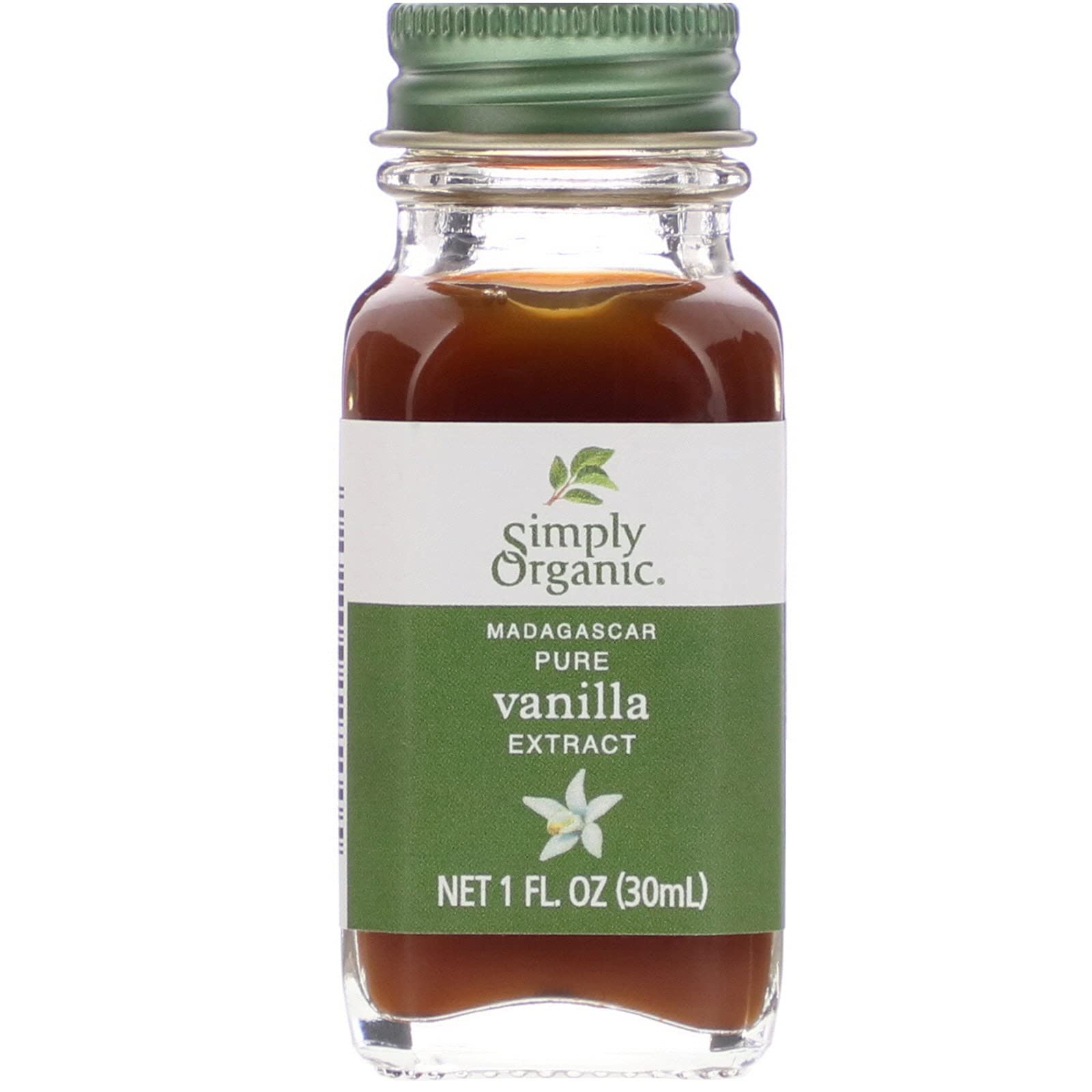 Madagascar Pure Vanilla Extract, 1 fl oz (30 ml), Simply Organic
