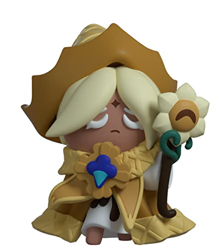 Youtooz Pure Vanilla Cookie Vinyl Figure, 4.5" Adorable Official Pure Vanilla Cookie Figurine from Mobile Game Cookie Run: Kingdom - Youtooz Cookie Run Kingdom Collection