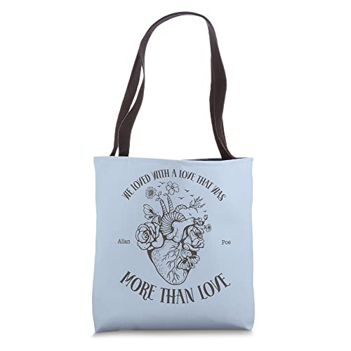 Edgar Allan Poe Raven booktok bookish merch Tote Bag