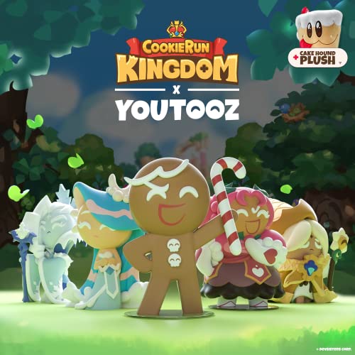 Youtooz Pure Vanilla Cookie Vinyl Figure, 4.5" Adorable Official Pure Vanilla Cookie Figurine from Mobile Game Cookie Run: Kingdom - Youtooz Cookie Run Kingdom Collection