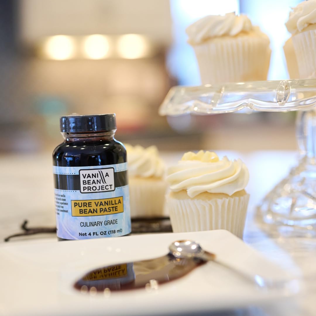 Pure Vanilla Bean Paste | Perfect for Baking and Cooking | Vanilla Bean Project | 1 Gallon