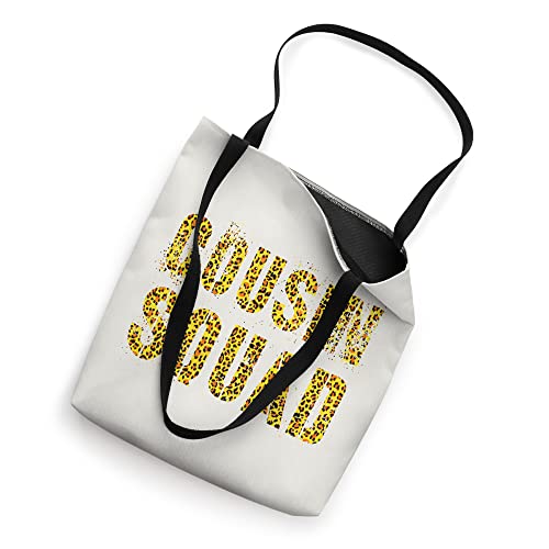COUSIN SQUAD Leopard Print Funny Mimi Poppy Reeducation Camp Tote Bag