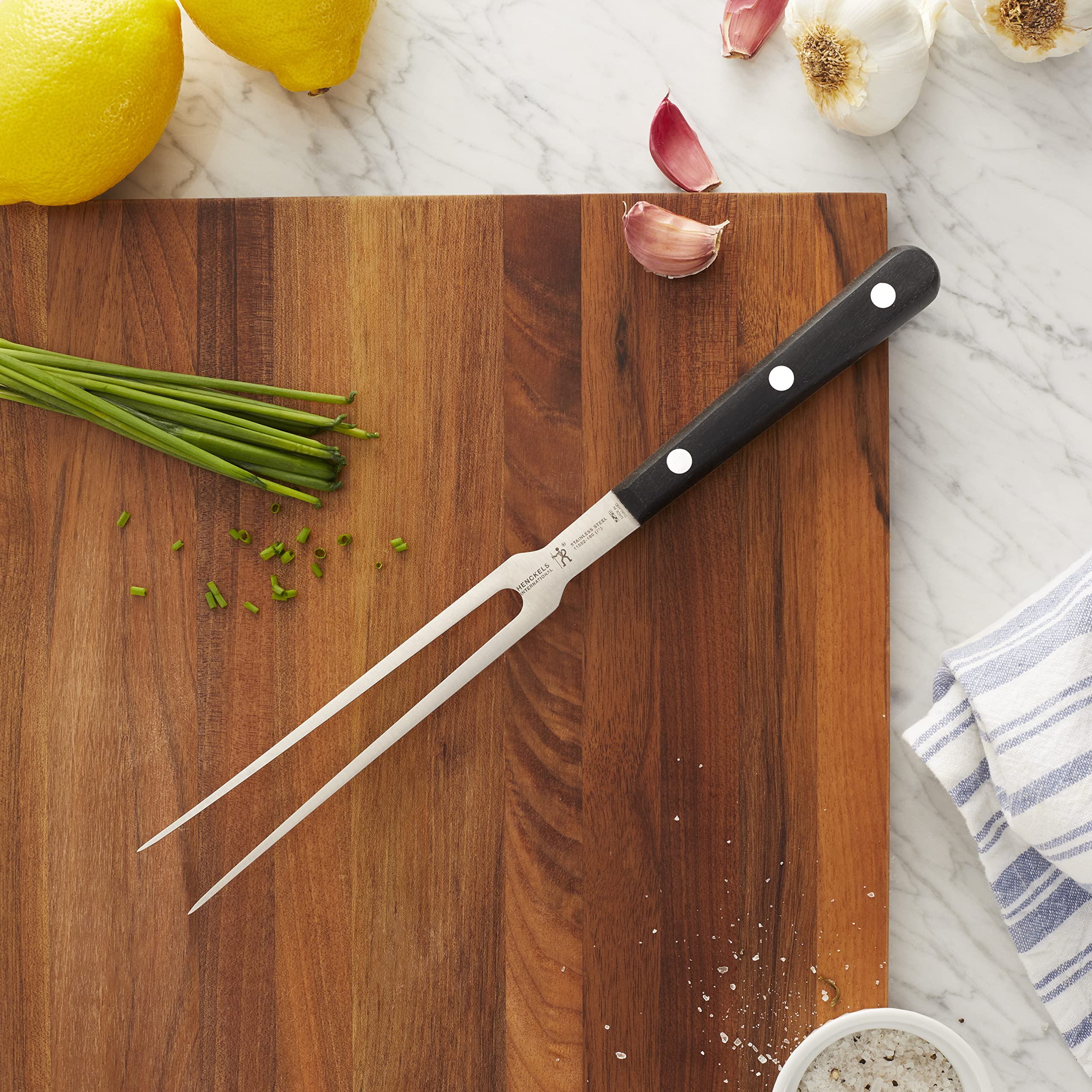HENCKELS Classic 7-inch Flat Tine Carving Fork