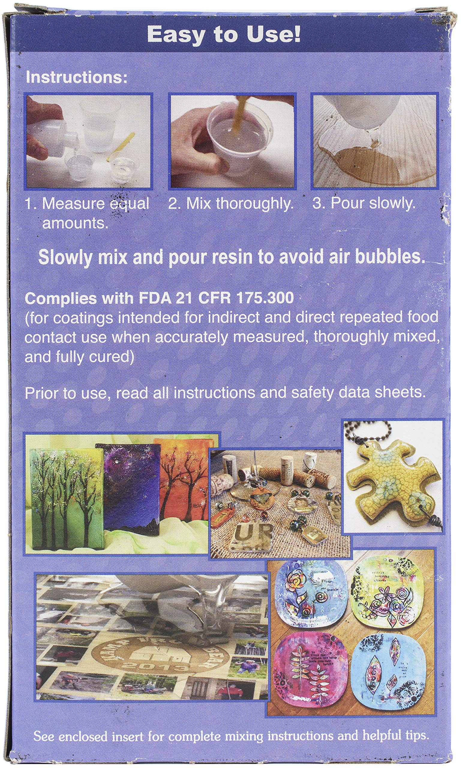Alumilite Amazing Clear Cast Plus [8 oz A + 8 oz B (16 ounces) 2 Part Kit] UV Resistant Plastic Coating & Casting Epoxy Resin for Countertops, Cups, Tumblers & Crafts | High-Gloss Liquid Glass Finish