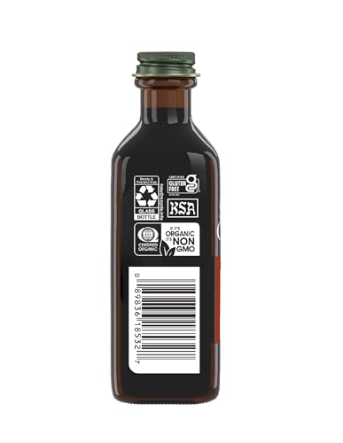Simply Organic Pure Madagascar Vanilla Extract, 4-Ounce Glass Jar, Certified Organic, Sugar-Free Flavor For Smoothies (Pack of 1)