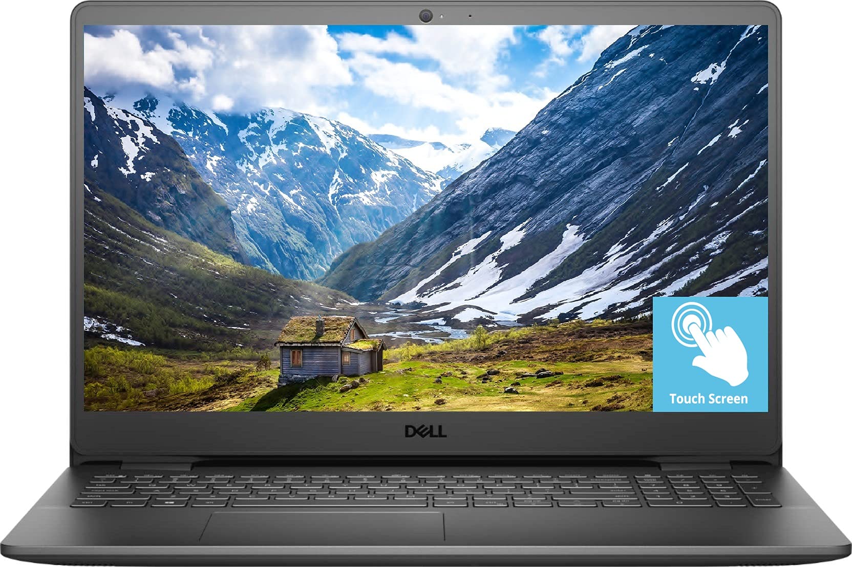 2021 Newest Dell Inspiron 3000 Laptop, 15.6 FHD Touch Display, Intel Core i5-1035G1, 16GB DDR4 RAM, 512GB PCIe SSD, Online Meeting Ready, Webcam, WiFi, HDMI, Bluetooth, Windows 10 Home, Black