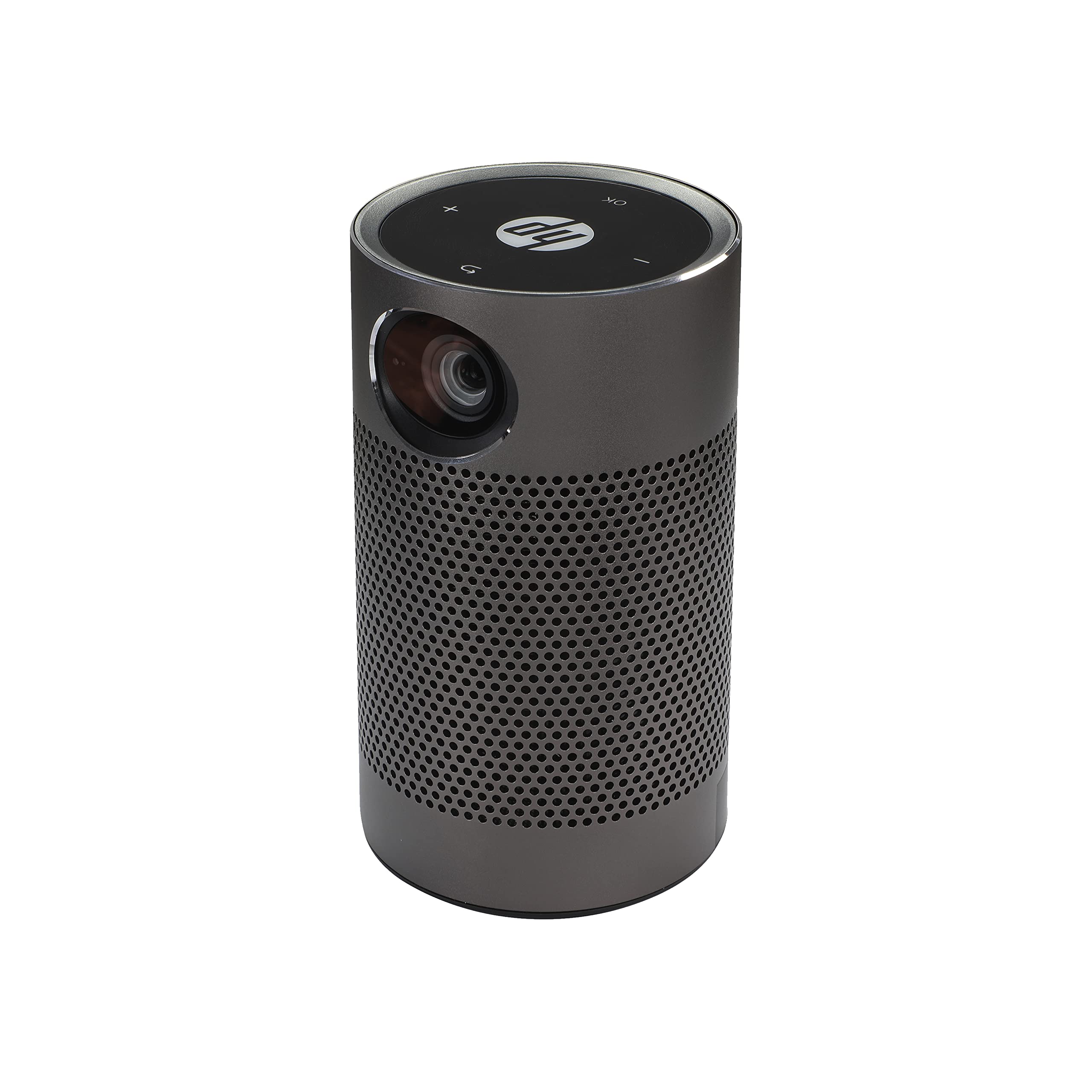 HP Mobile Projector | Portable for Home & Office | LED Home Theater & Bluetooth Speaker for Phone or Tablet | 80â Display w/ Auto Focus | Wireless HDMI, USB, Wi-Fi for Roku, Chromecast, or Firestick