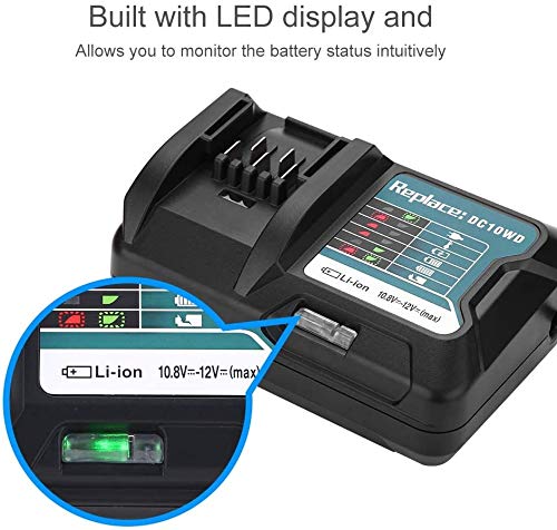 Replacement DC10WD for Makita battery Charger 10.8V 12V DC10WD DC10SB DC10WC BL1015 BL1016 BL1021B BL1041B Quick Charger