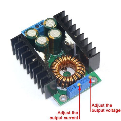 DROK DC 24V to 12V CC CV Step Down Volts Regulator Constant Current Voltage 8A DC Adjustable Buck Converter 7-40V to 1.2-35V LED Driver Charger Module with Charging Indicator Solar Power Supply DIY