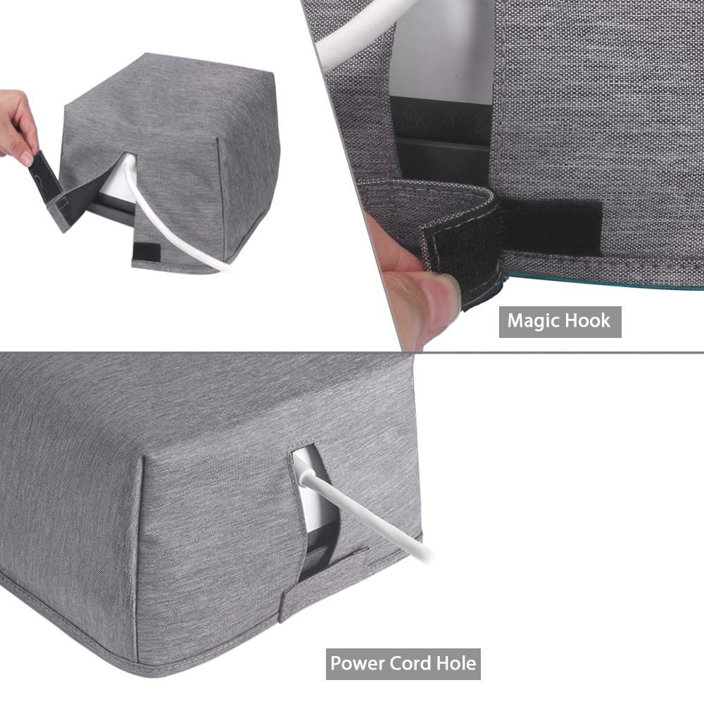 Zaracle Hard Case Carrying Travel Bag Dust Cover for Easy Press 2 (Gray, 6"x7")