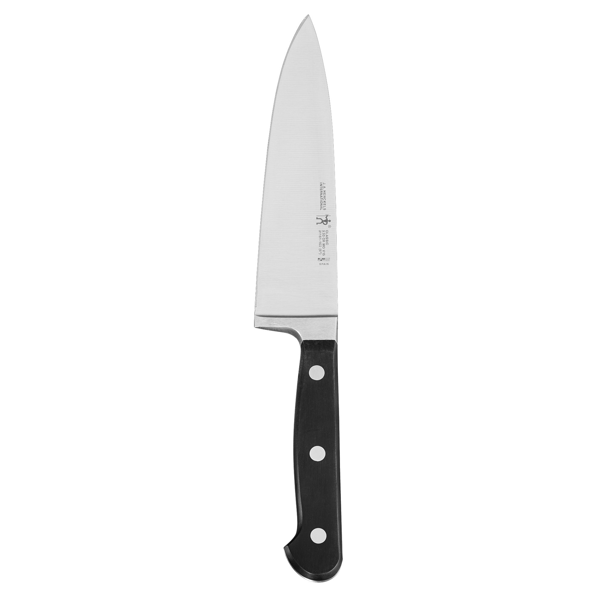 HENCKELS Classic Razor-Sharp 6-inch Chef's Knife, German Engineered Informed by 100+ Years of Mastery