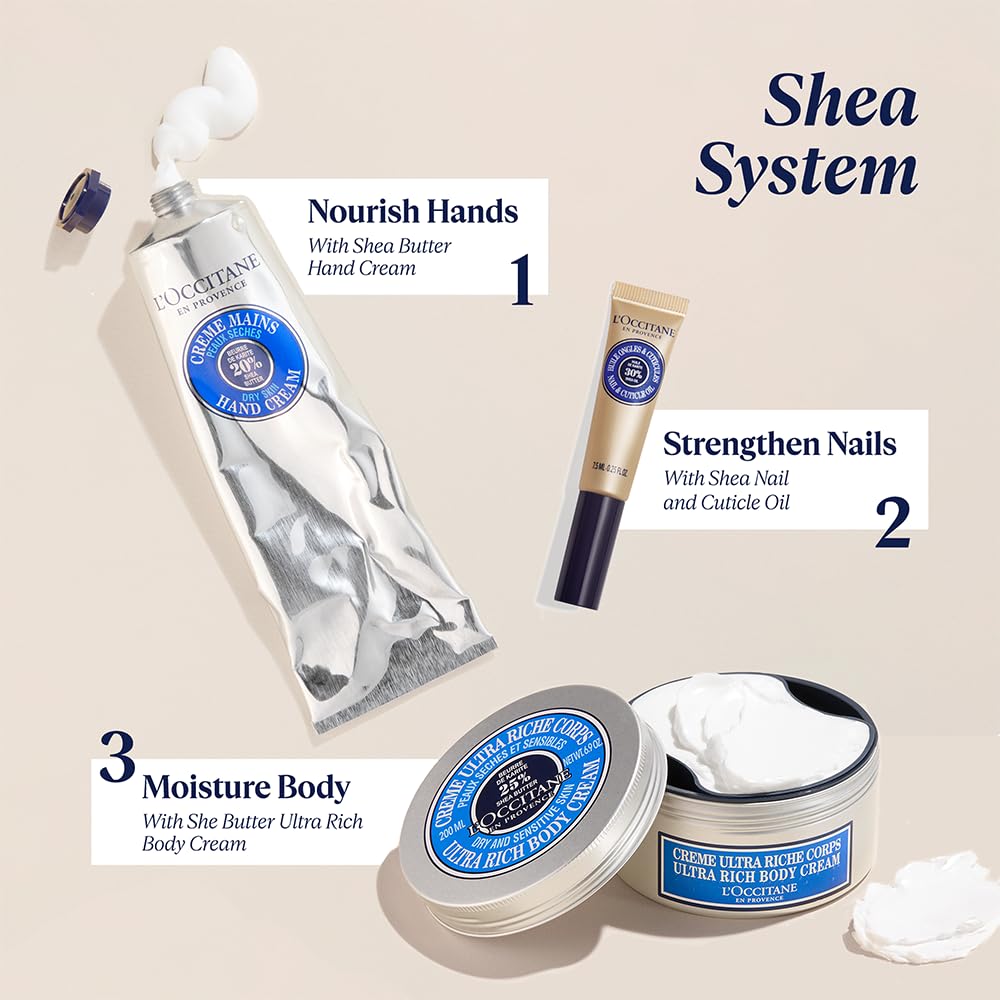 L’Occitane Shea Butter Hand Cream, Shea Classic, 5.1 Ounce