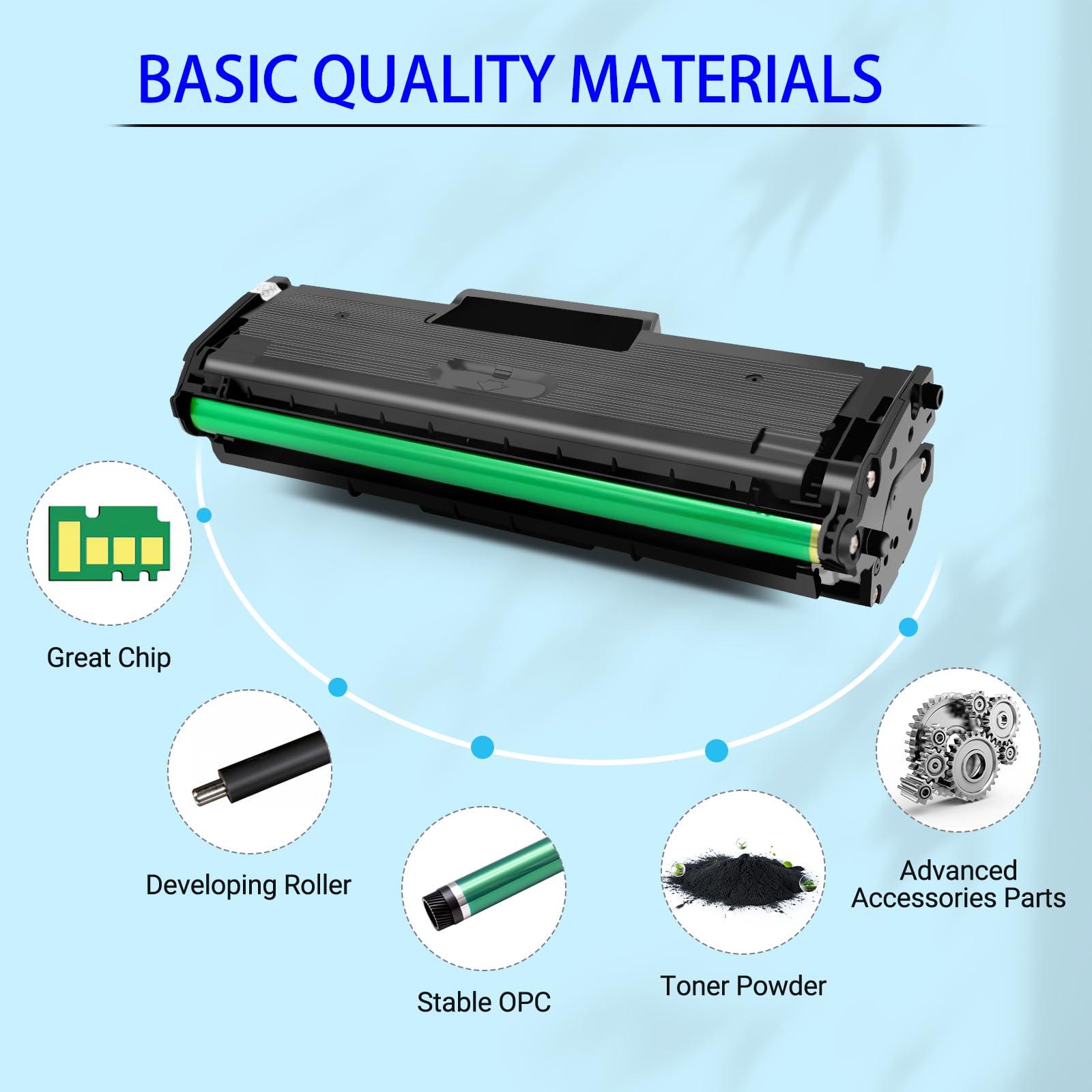 USUPERINK 1 Pack Compatible Toner Cartridge Replacement for Samsung MLT-D101S D101S 101S MLTD101S Black Use in ML-2166W ML-2160 ML-2165 SCX-3405W ML-2165W SCX-3405FW SCX-3400 SCX-3401FH Printer