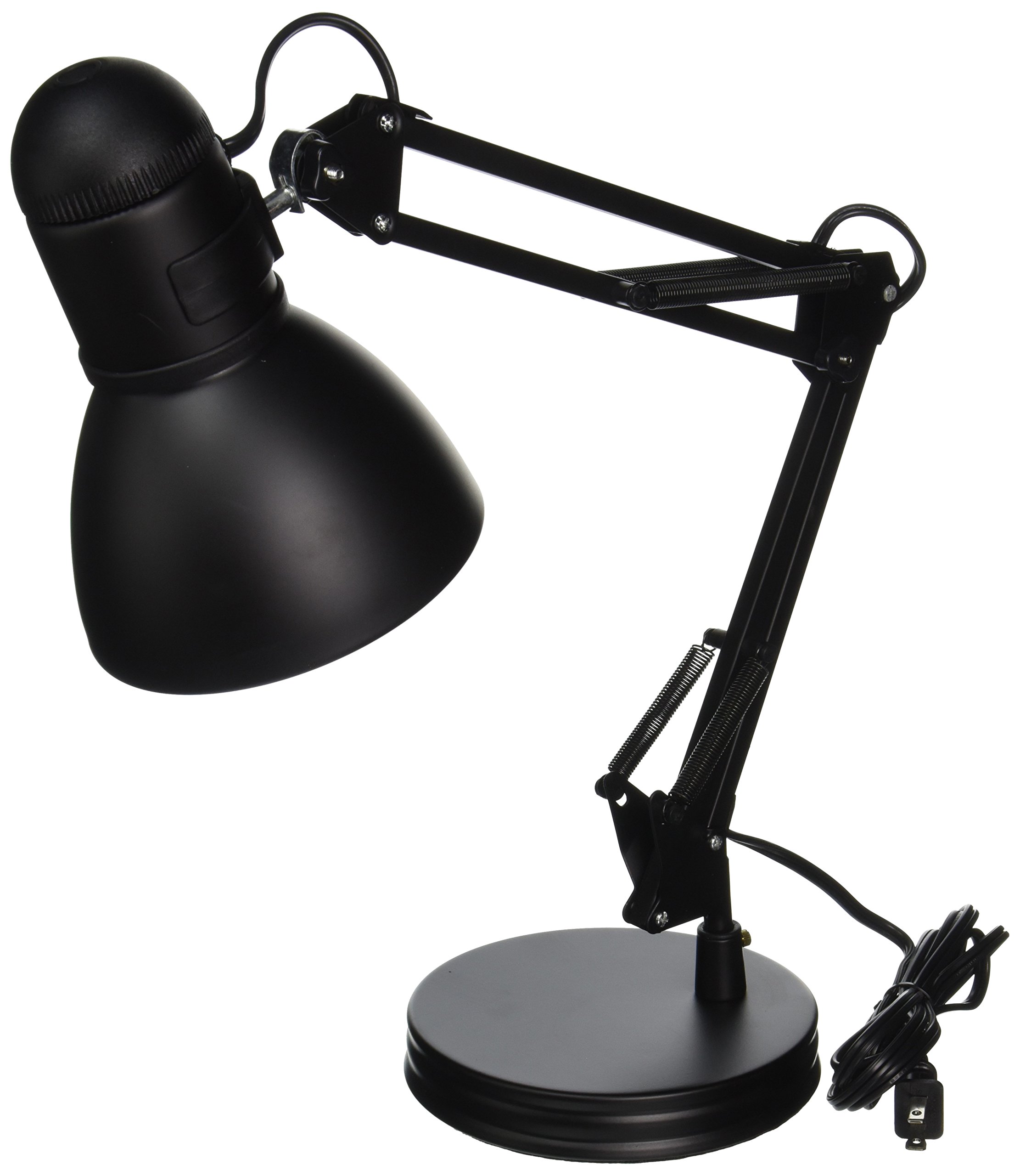 Boston Harbor TL-WK-134E-BK-3L Swing Arm Adjustable Desk Lamp, 60 W, A19, Black